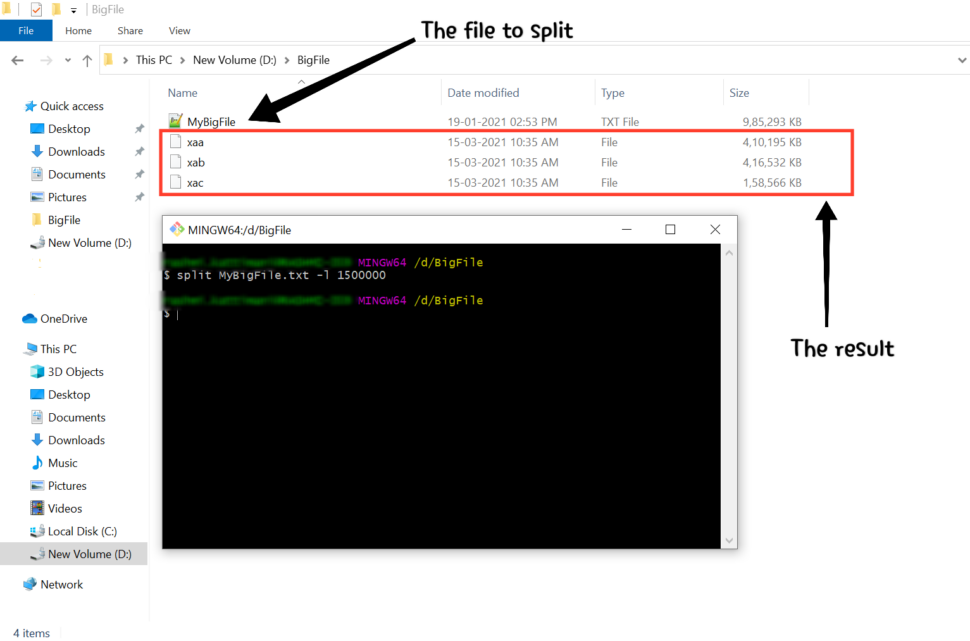 Split Large Text File Into Smaller Parts Tech Blogs