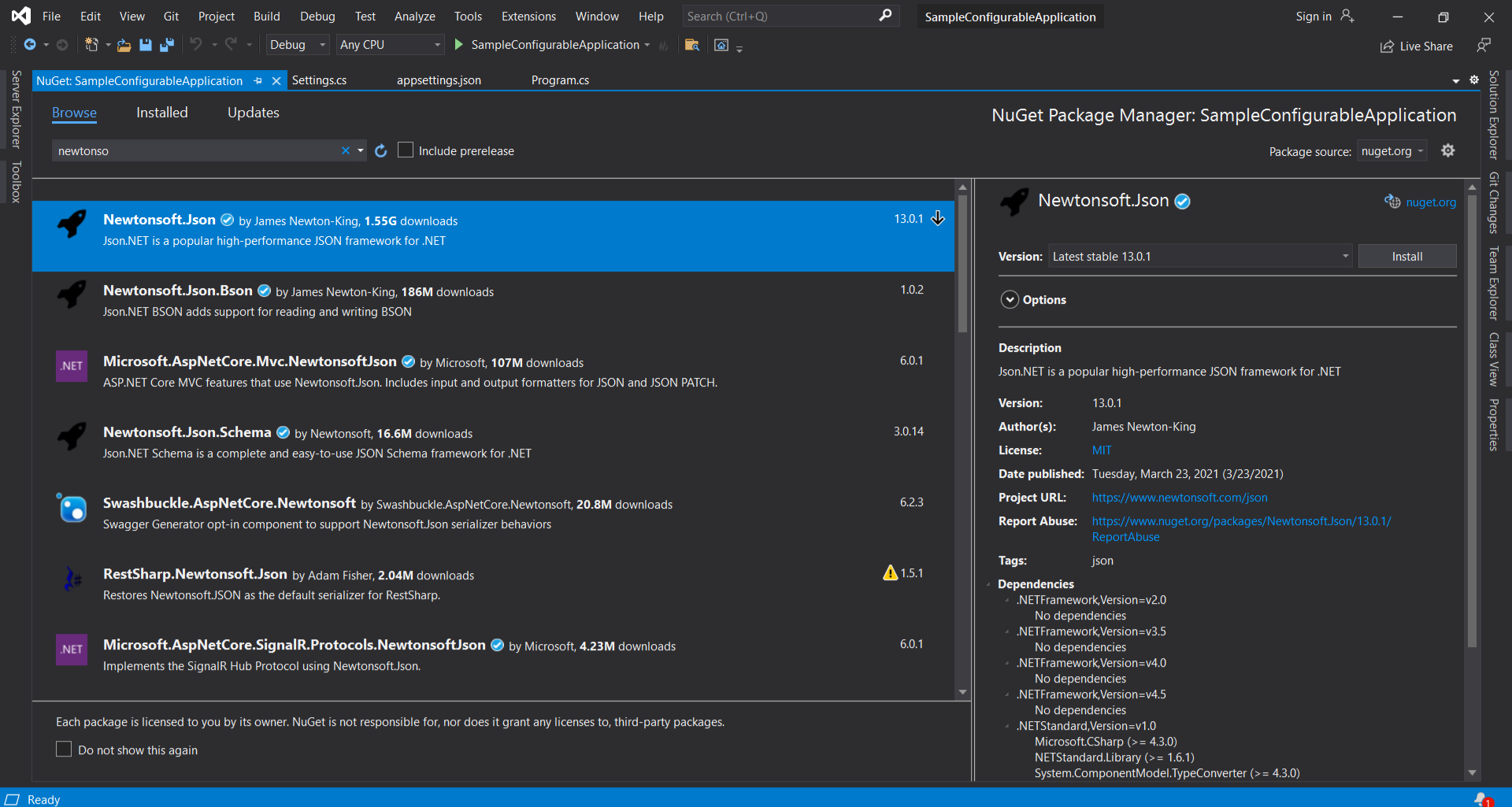 Configurable .NET Core application by techblogs 42gears