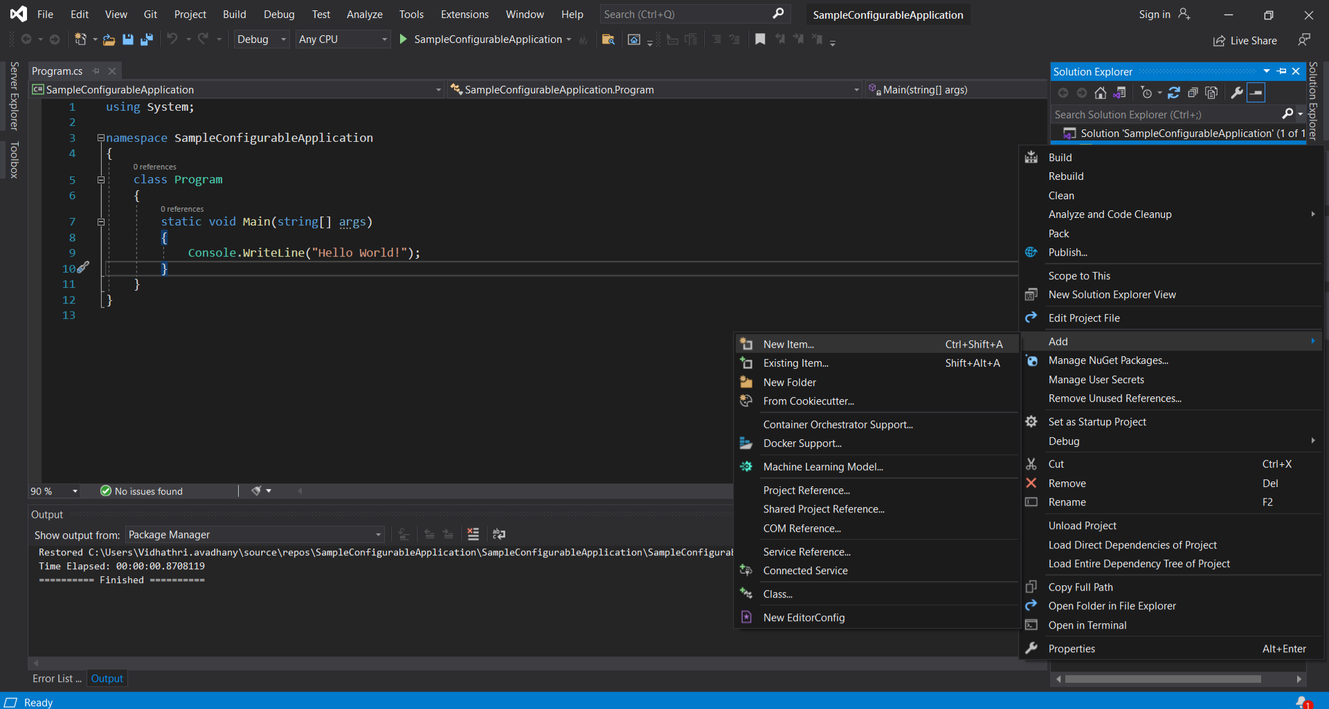Configurable .NET Core application by techblogs 42gears