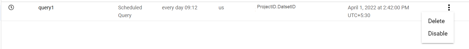 Schedule Queries in BigQuery - Tech Blogs