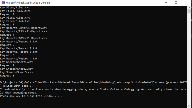 Listing Objects In S3 Bucket Using Asp Net Core Part 3 Tech Blogs